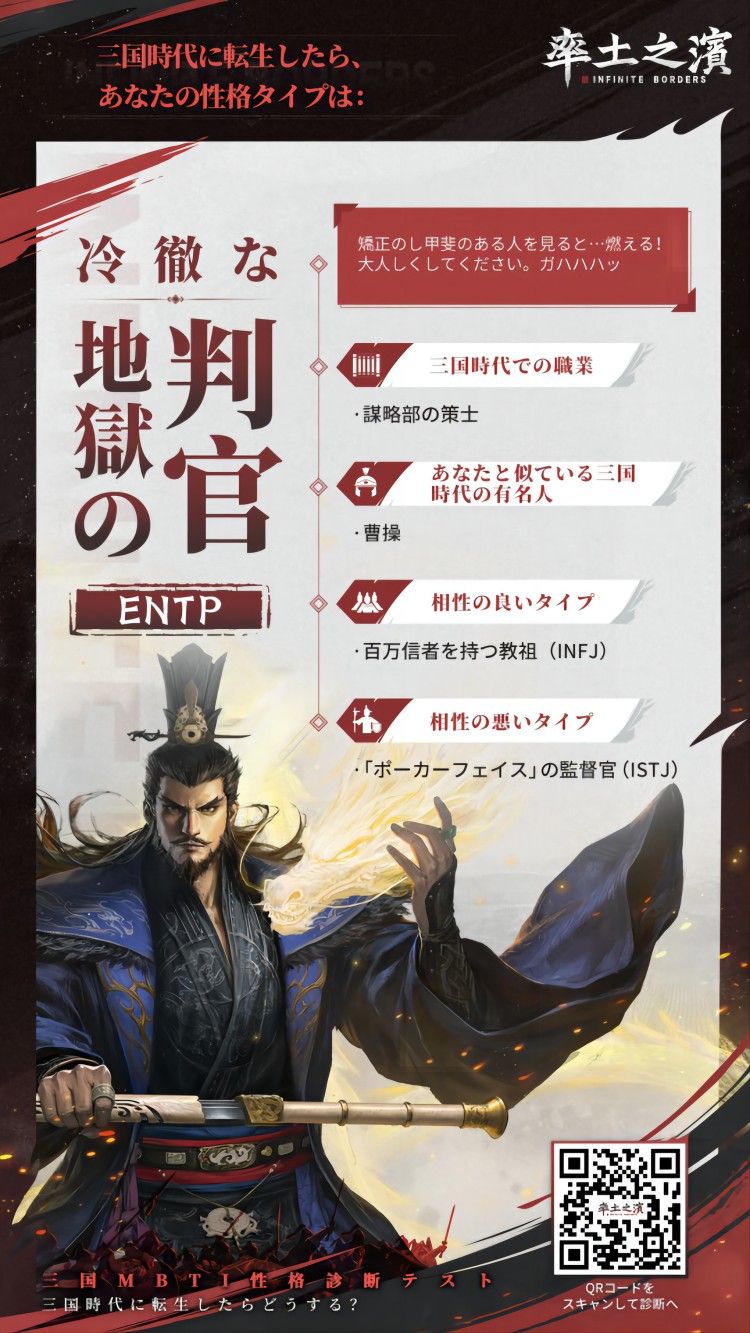 三国MBTI性格診断テスト